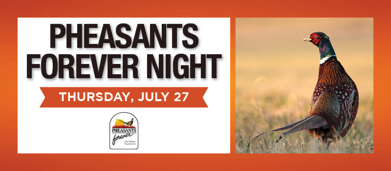 Join us for a night of Live Racing to benefit Pheasants Forever.